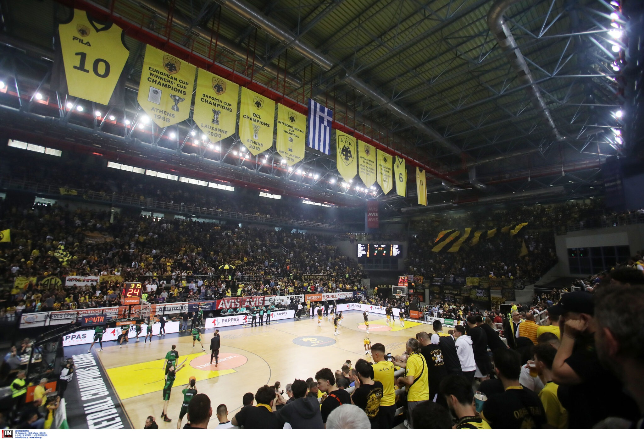 Η SUNEL Arena αλλάζει - AEK BC